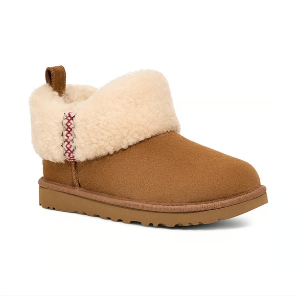 UGG | Shoes | New Ugg Classic Ultra Mini Ugg Braid Boot | Poshmark